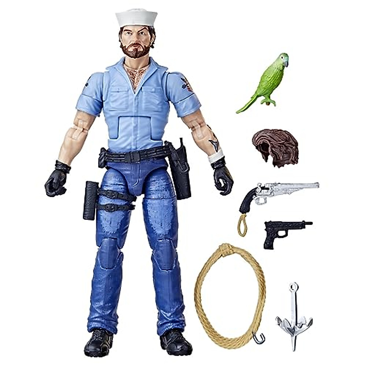 G. I. Joe Classified Series Shipwreck with Polly, Collectible G.I. Joe Action Figures, 70, 6 inch Action Figures for Boys & Girls, with 6 Accessories