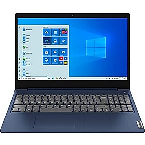 Lenovo IdeaPad 3 15.6" HD (1366x768) Touchscreen Laptop, Intel Core i5-10210U, 1.6GHz, 8GB RAM, 512GB SSD, Windows 10 Home, Abyss Blue