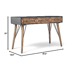 Finch Friedman Desk Console, Gray