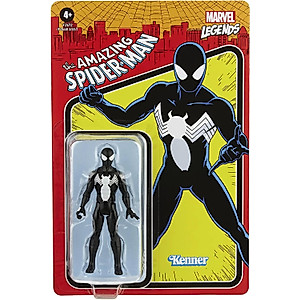 Marvel Hasbro Legends Series 3.75-inch Retro 375 Collection Symbiote Spider-Man Action Figure Toy