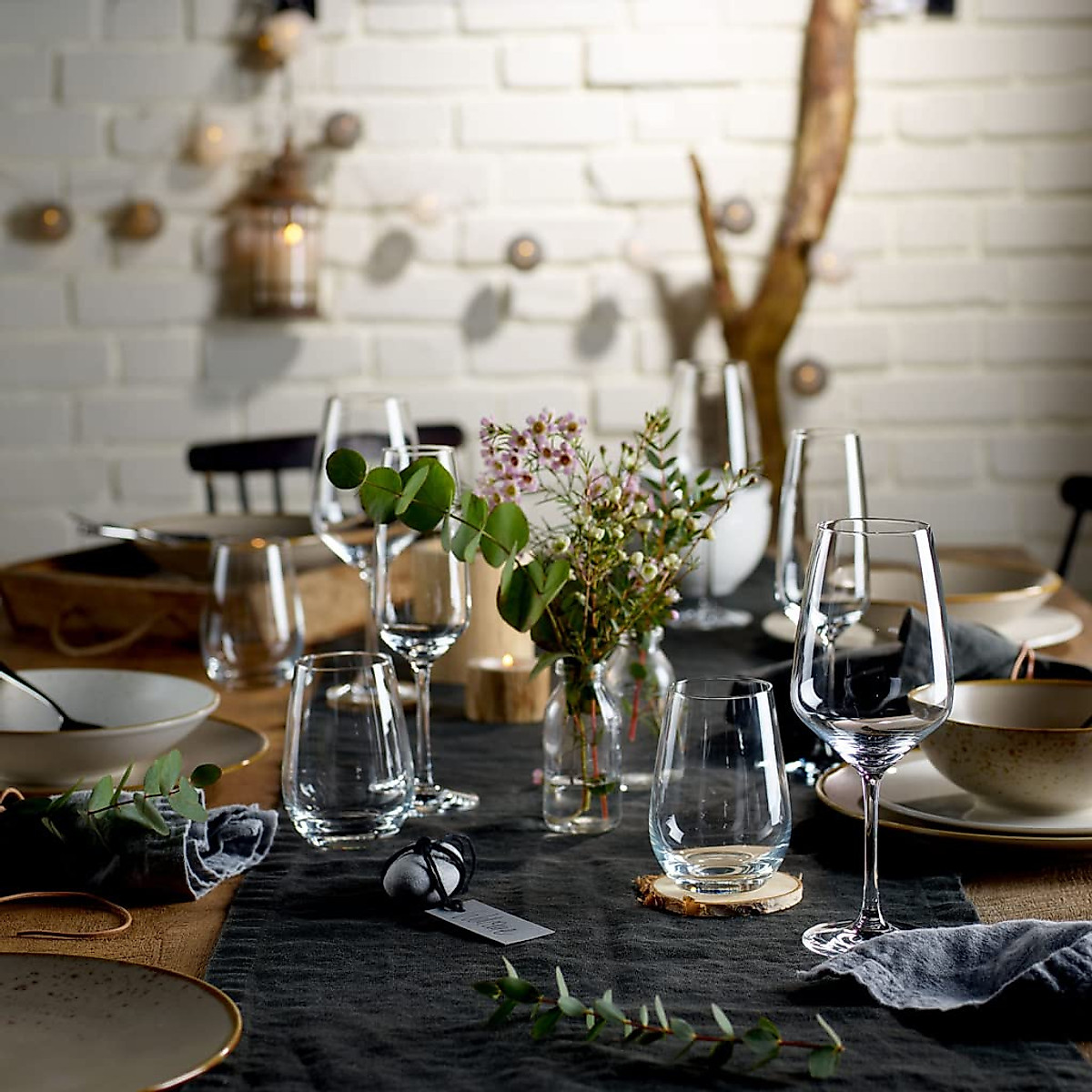 vivo|Villeroy & Boch Group Voice Basic Glass Red Wine Goblets, Set of 4, Crystal Glass