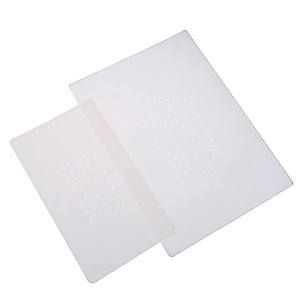 2Pcs Silicon Rubber Pad Non-Slip Mat For Pad Cellphone LCD Screen Vacuum Suction Separator High Temperature Silicone Pad (Color : B)