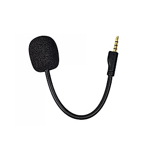 JHK Replacement Game Mic for Steelseries Arctis 1 Headphone | Detachable Microphone Boom for Arctis 1 Computer PC Gaming Headsets 3.5mm Jack Noise Cancelling (Black)