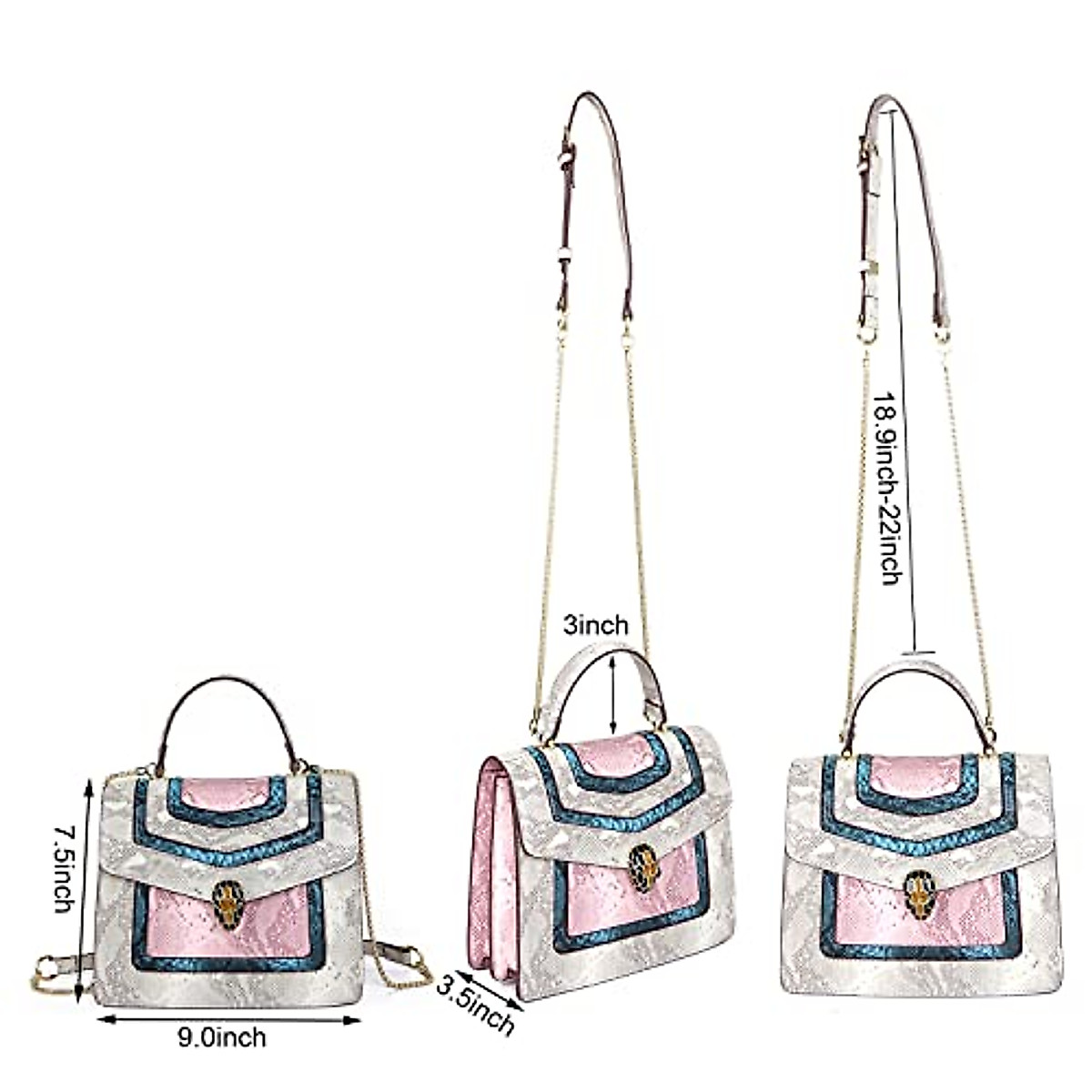 Mini Handbag Crossbody Bags for Women Trendy Mini Handbags for Women Small Handbags for Women Trendy Leather Fashion Top Handle Satchel Shoulder Crossbody Totes Bag