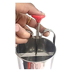 Stainless Steel Medu Wada Vada Doughnut Maker Dispenser Donut And Meduvada Maker for Perfectly Shaped And Crispy Wada Maker