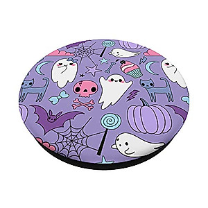 Pastel Goth Halloween Witchy Magical Spiritual Kawaii Ghost PopSockets Swappable PopGrip