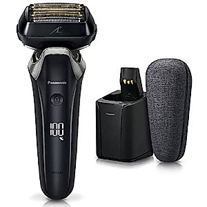 Panasonic ES-LS9BX-K [Men's Shaver LAMDASH PRO Linear Motor 6-Flute Fully Automatic Cleaning Charger with USB Charging Case Craft Black] AC100-240V Shipped from Japan Released in May 2022