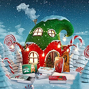 10 Pieces Christmas Mint Tins Candy Poop Mint Tins Gift Funny Candy Metal Box Stocking Stuffers for Adults Kids Teen (Cute Style)