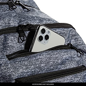 adidas Foundation 6 Backpack, Jersey Onix Grey/Black, One Size