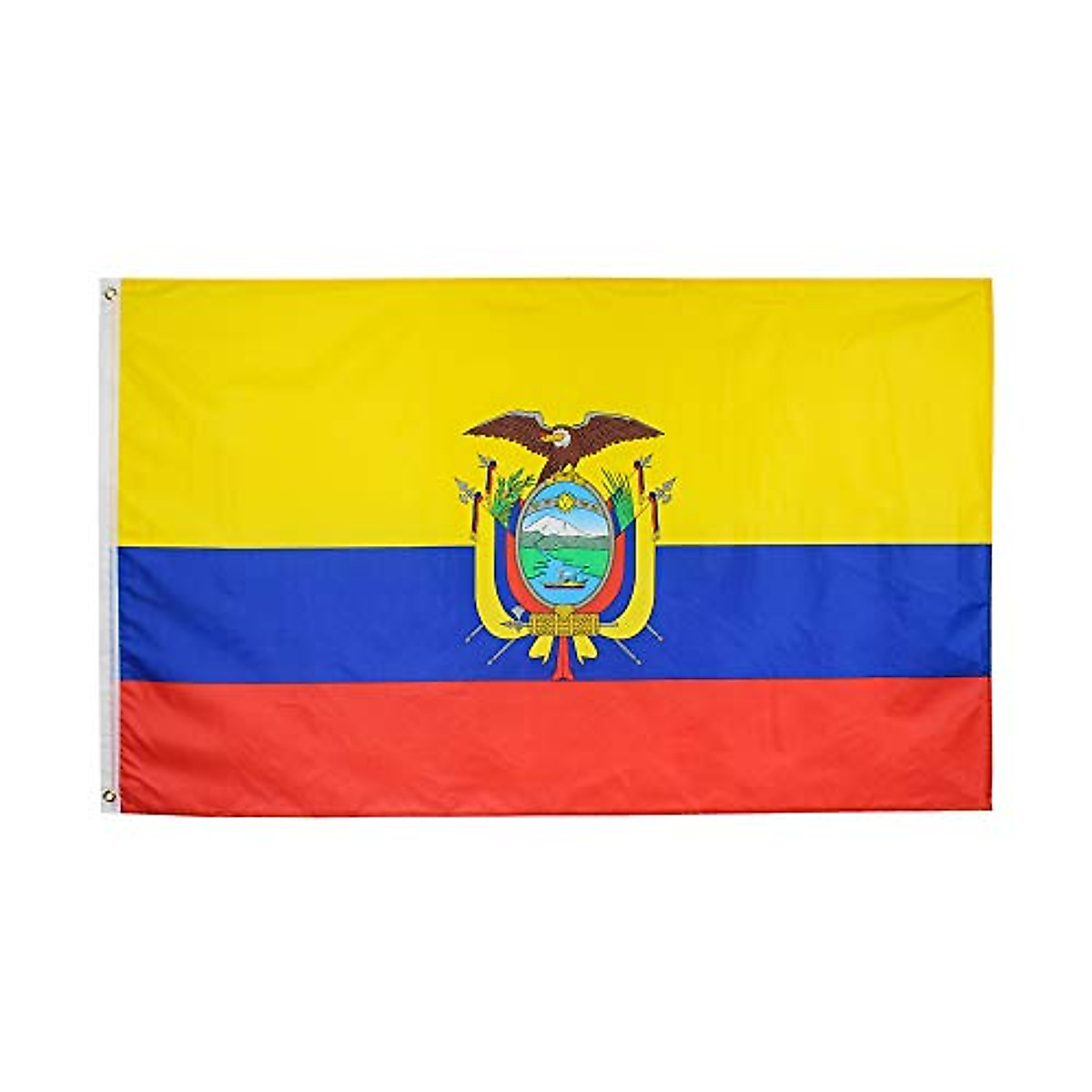 ANJOR Ecuador Flag 3x5 Foot Ecuadoran National Flags with Brass Grommets 3 X 5 Ft