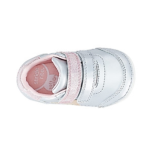 Stride Rite Baby Soft Motion Kennedy Sneaker, Silver Multi, 3.5 US Unisex Infant