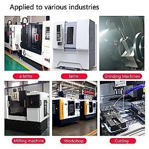 SHHUAOIL Led Work Light Task Lamp IP66 Waterproof 360° Rotating Base Stable Light Effect Pure Copper Solid Wire Used for Ceramic Processing Machine Lighting CNC Machine Lighting(10w,24-36v)