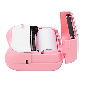 plplaaoo Label Printer,Multipurpose Wireless Printer,Portable Smart Mini Bluetooth Label Printer,203DPI USB Charging,Inkless,Thermal Label Printer,for iBleem