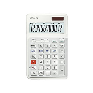 Casio JE-12E 12-Digit Ergonomic Business Calculator Small