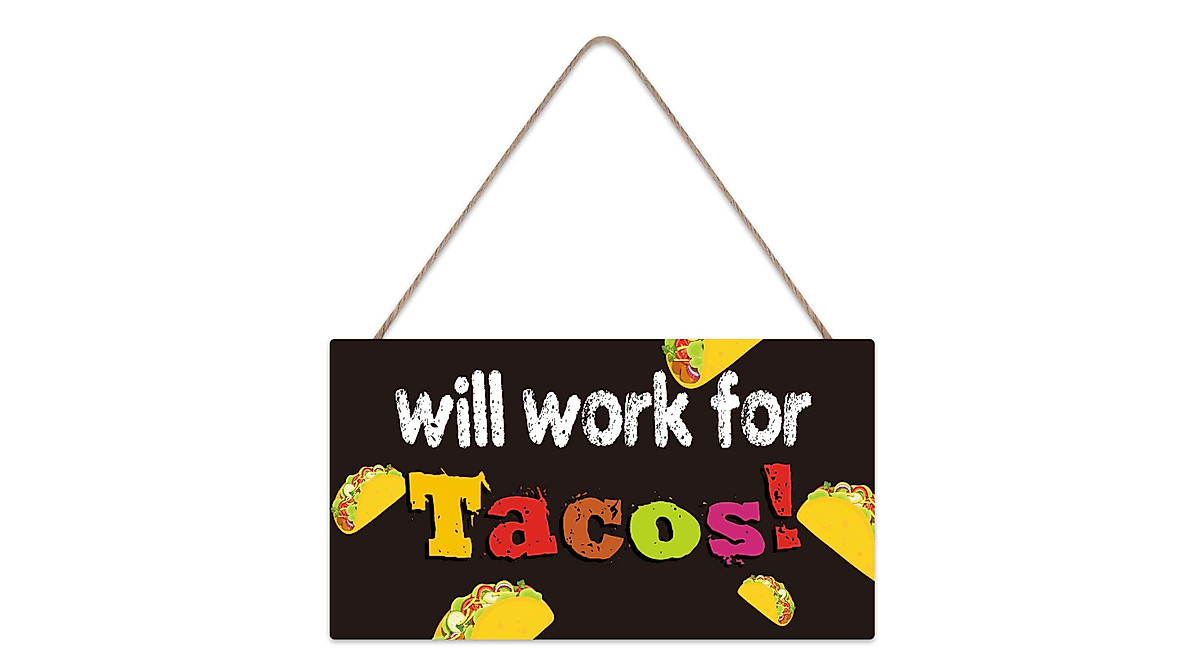 Taco Party Decor: Fun Wall Sign for Taco Lovers