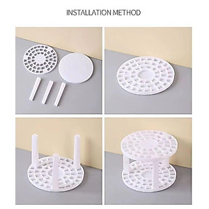 Youfui 49 Holes Paint Brush Holder Stand-Artist Paint & Makeup Brushes Holder for Pens, Pencils or Small Tools (Black)