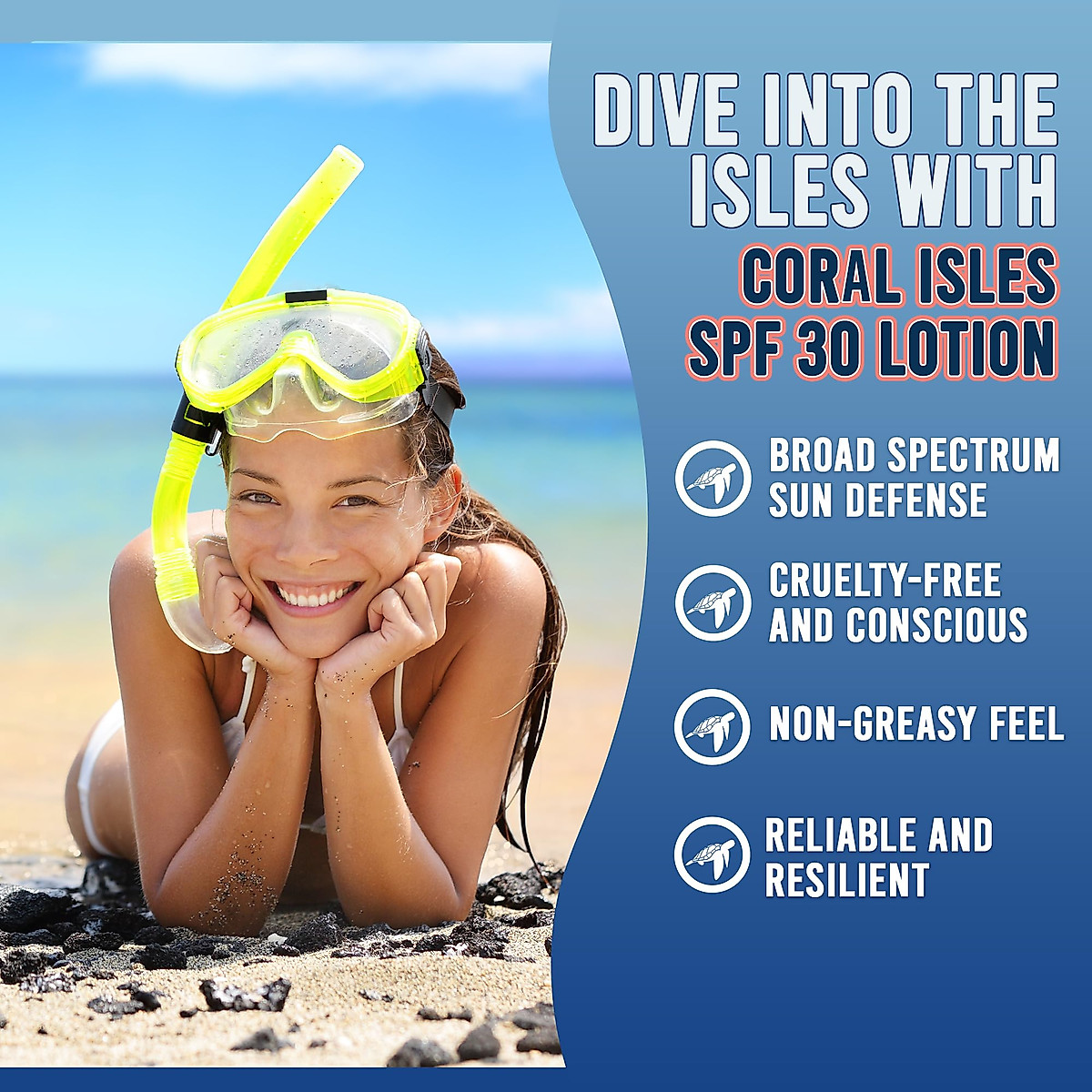 Coral Isles Sunscreen SPF 30 | Hawaii Compliant as Reef Safe | Octinoxate & Oxybenzone Free | Broad Spectrum UVA/UVB Protection | Water Resistant 80 Min. | Fragrance Free | 6 Fl Oz (Pack of 1))