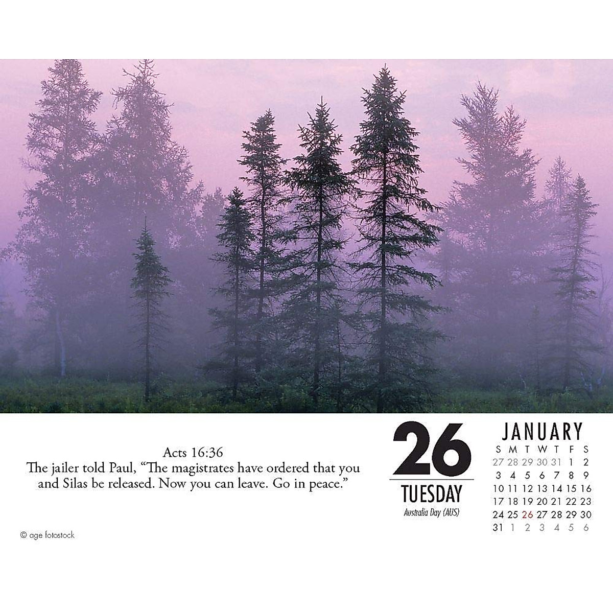 Bible Verses 2021 Box Calendar
