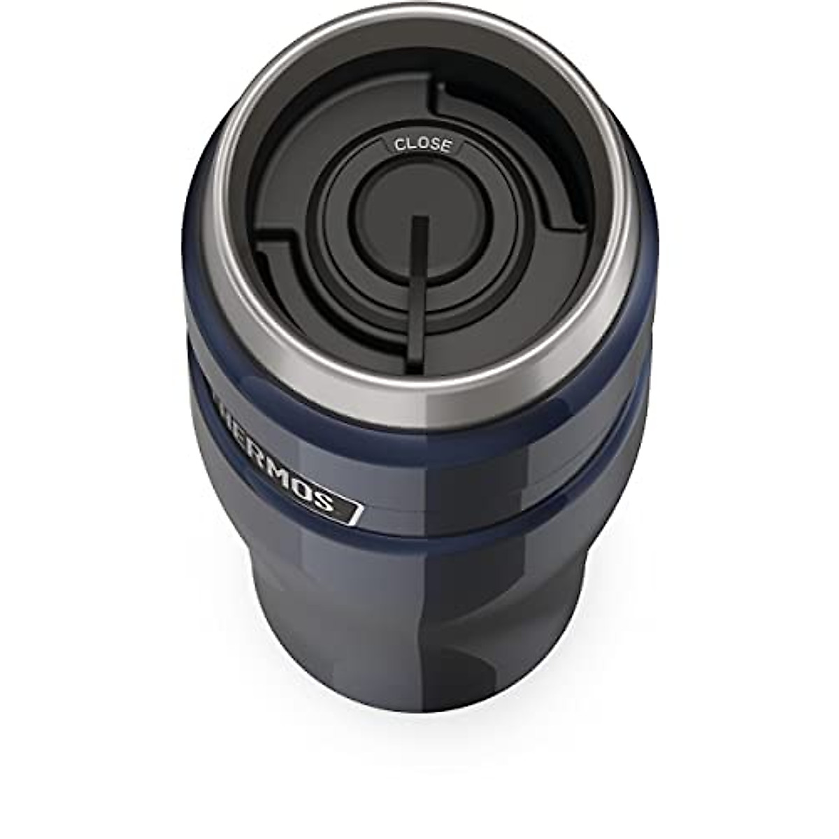 THERMOS Stainless King Vacuum-Insulated Travel Tumbler, 16 Ounce, Midnight Blue