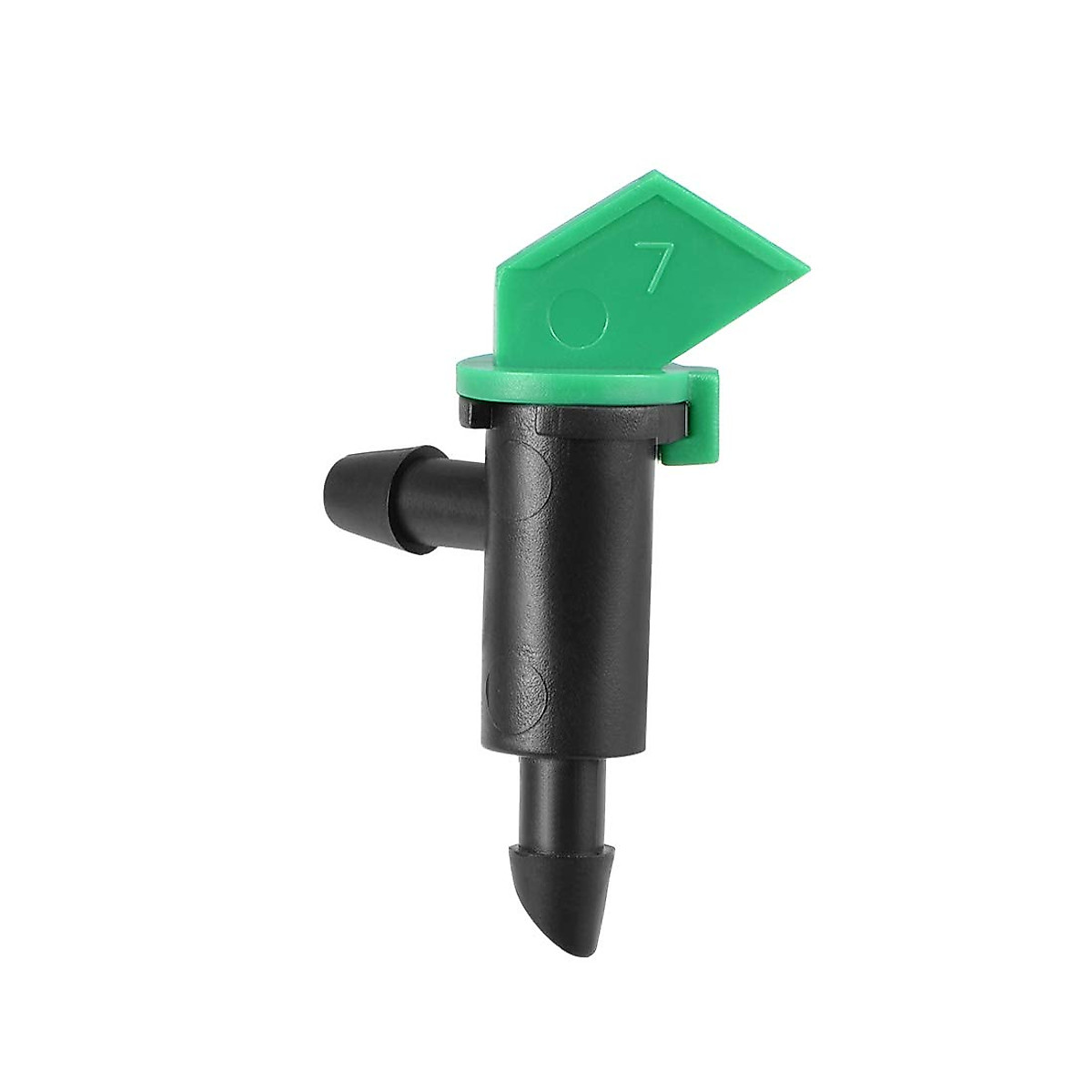 uxcell Flag Dripper 4 GPH 16L/H Emitter Sprinkler for Garden Lawn Drip Irrigation Connect 4/7mm Hose, Plastic 30pcs