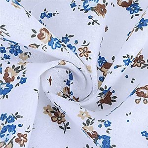 Printed Fabric, Stable Cotton Fabric Eco-Friendly 50x50cm Craft Cloth Kit Soft Touch Breathable for Kids Clothing