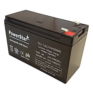 7AH Battery for PS-1290-PS-1290 12 Volt 9 Amp Hour Rechargeable SLA Battery
