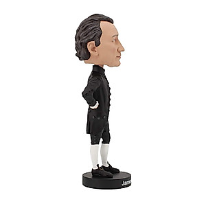 Royal Bobbles James Monroe Bobblehead, Premium Polyresin Lifelike Figure, Unique Serial Number, Exquisite Detail