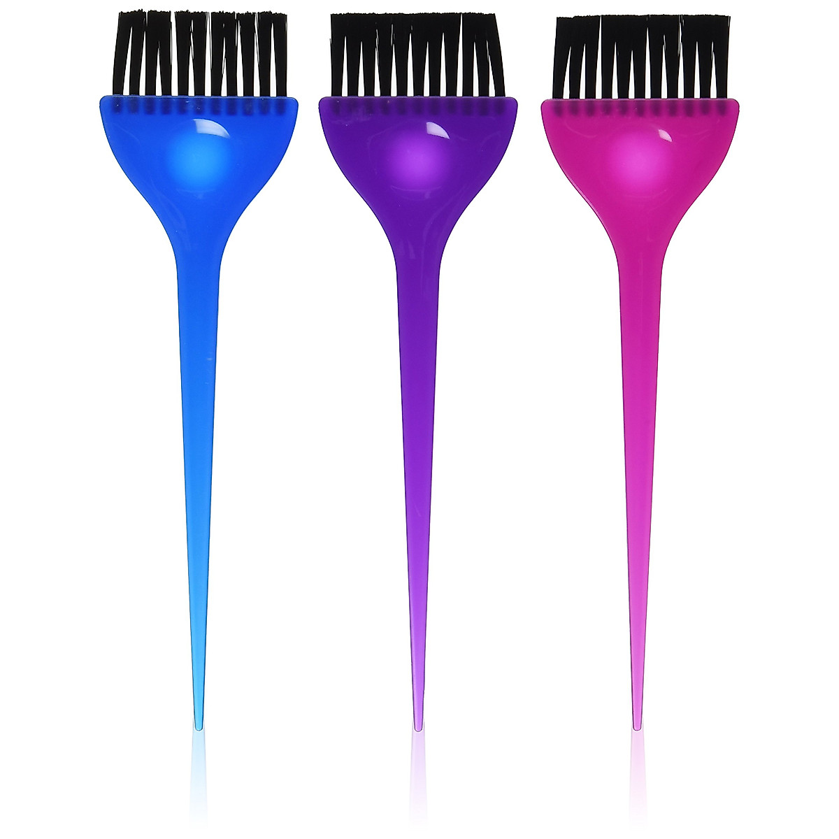 Soft 'N Style 3 Piece Translucent Dye Brush Set