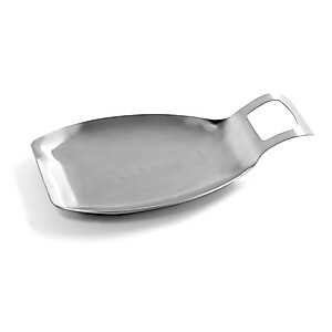 Norpro Stainless Steel Jumbo Spoon Rest, One Size, as shown