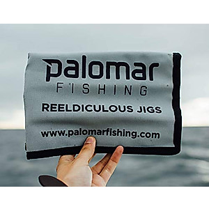 Palomar Flat Fall Jig Slow Pitch Vertical Iron Ocean Lure | MUSTAD Hooks-Owner Rings | Kevlar Assist Cord | 10 Colors-5 Weights | 6-Pack / 2-Pack Bulk Prices | Evolutionary Graphene Paint | US Owned