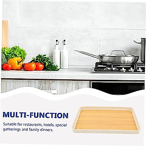 BESTOYARD 2pcs Dessert Plate Desktop Accessories Vanity Trays Garnish Tray Decorative Serving Trays Breakfast in Bed Tray Candle Plates pp Gathering Fruit Plate Household Coffee Tray Make up