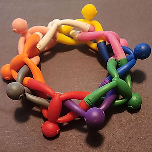 MAGMEN Upgraded Strenght Magnetic Travel Toys for Toddler, Stretchy Magnetic Fun (Ages 3+) Pack of 10 Solid