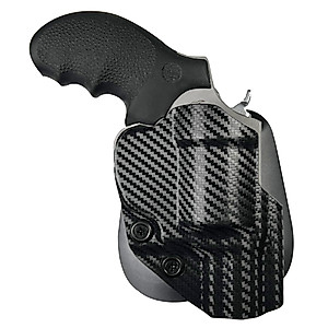 OWB Paddle Holster - Outside The Waistband fits Taurus 856 2'' (Carbon Fiber, Right)