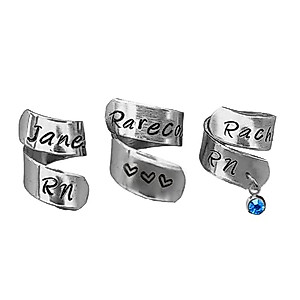 International Nurse day Gift, Aluminium Stethoscope ID Tag with Birthstone charm, Stethoscope Charm, Stethoscope Name Tag, Nurse Appreciation Gift, Nurse Graduation Gift, Pinning Ceremony Gift