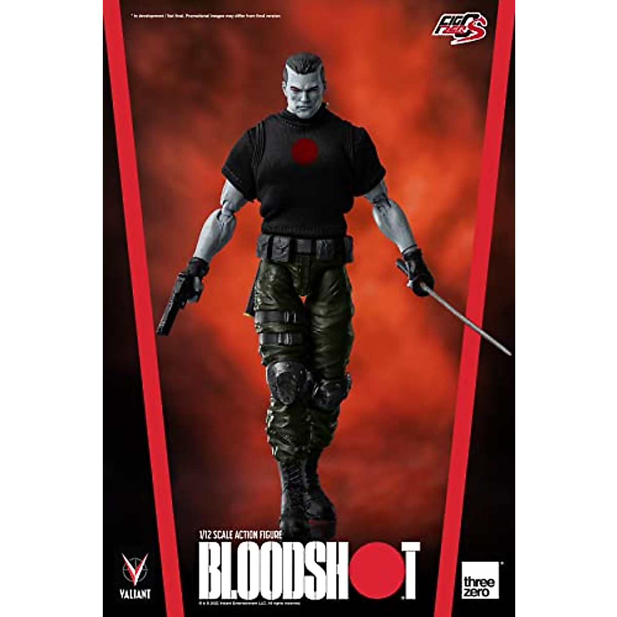 THREEZERO Valiant Bloodshot FigZero S 1:12 Scale Action Figure