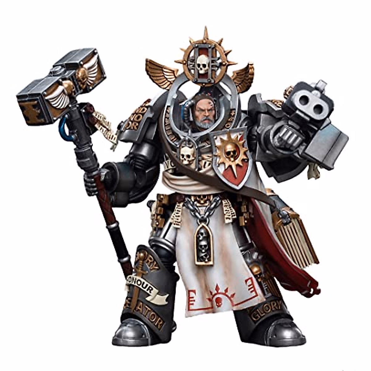 HiPlay JoyToy Warhammer 40K Grey Knights Grand Master Voldus 1:18 Scale Collectible Action Figure
