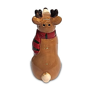 Ganz Salt & Pepper Shaker Set, Santa & Reindeer (EX20487)