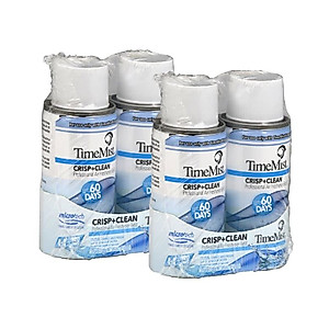Zep TimeMist Crisp + Clean Refill 2 (2-Pack) 3 Ounces Professional Air Freshener