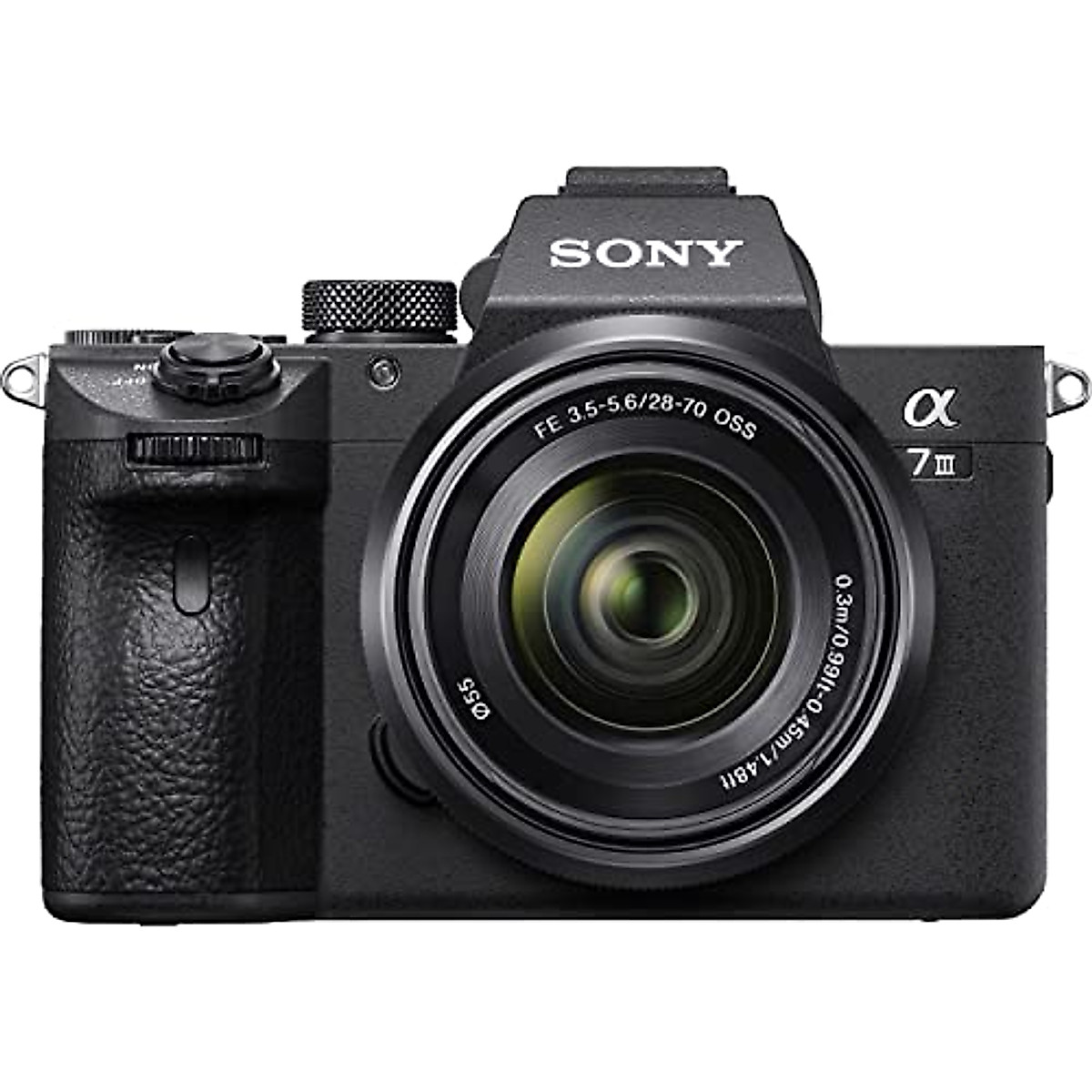Camera Bundle for Sony a7 III Full-Frame Mirrorless Camera with FE 28-70mm f/3.5-5.6 OSS Lens and Accessories (128GB, Flash, Photo/Video Editing Software and More)