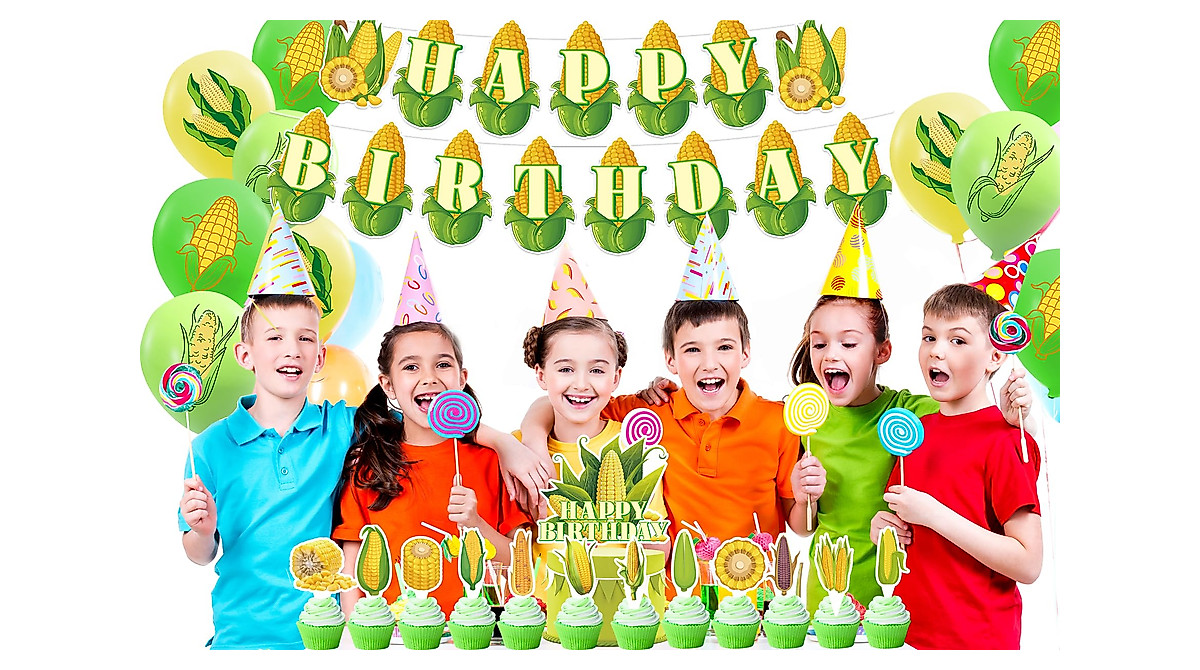 Corn Party Decorations for Birthday & Baby Shower