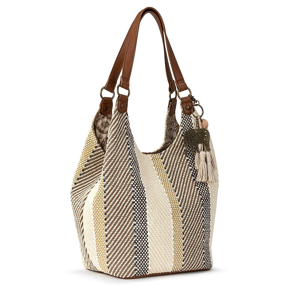 Sakroots Roma Woven Shopper Tobacco Batik Woven Tobacco Batik Woven