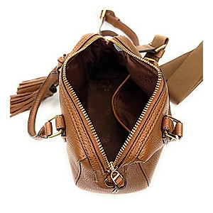 Tory Burch Thea Web Mini Satchel Crossbody Bag (Moose)