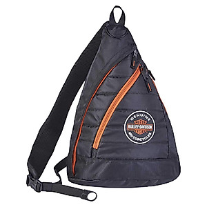 Harley-Davidson Bar & Shield Quilted Travel Sling Backpack w/Luggage Strap