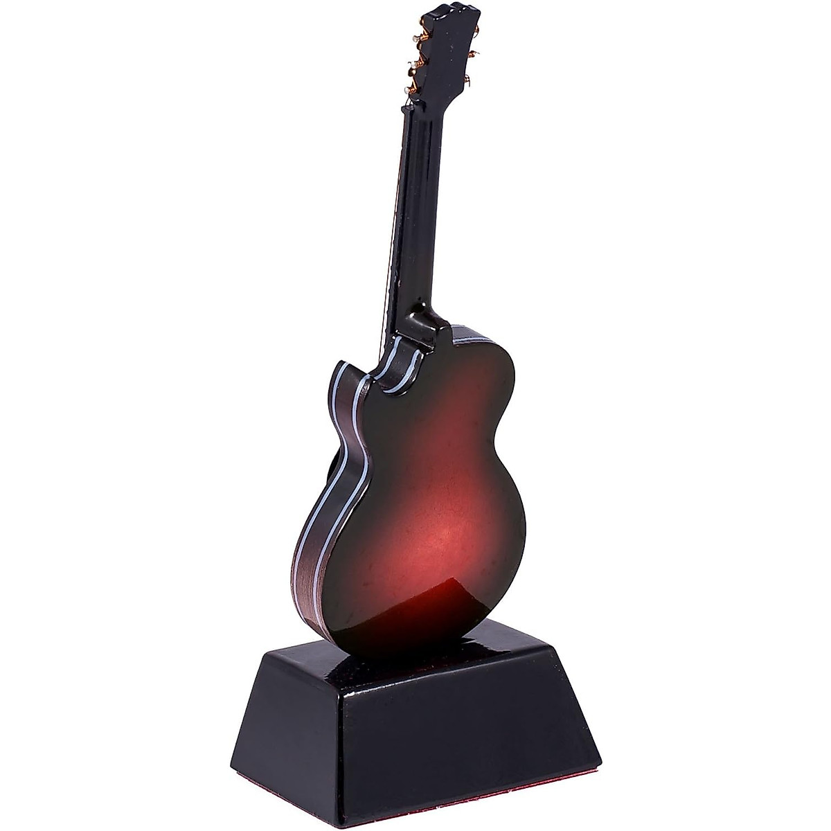Broadway Gift Electric Guitar Music Instrument Miniature Replica on Stand - Size 6 in.