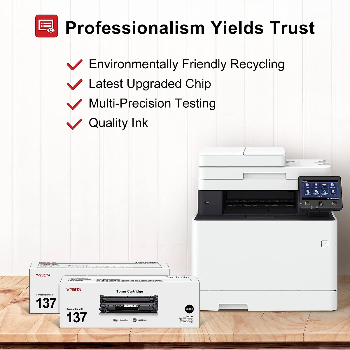 CRG137 137 Toner Compatible Replacement for Canon 137 Black Toner Cartridge CRG137 Compatible with ImageCLASS D570 MF232w MF242dw MF236n MF249dw MF244dw MF247dw MF227dw MF229dw 3D Printer