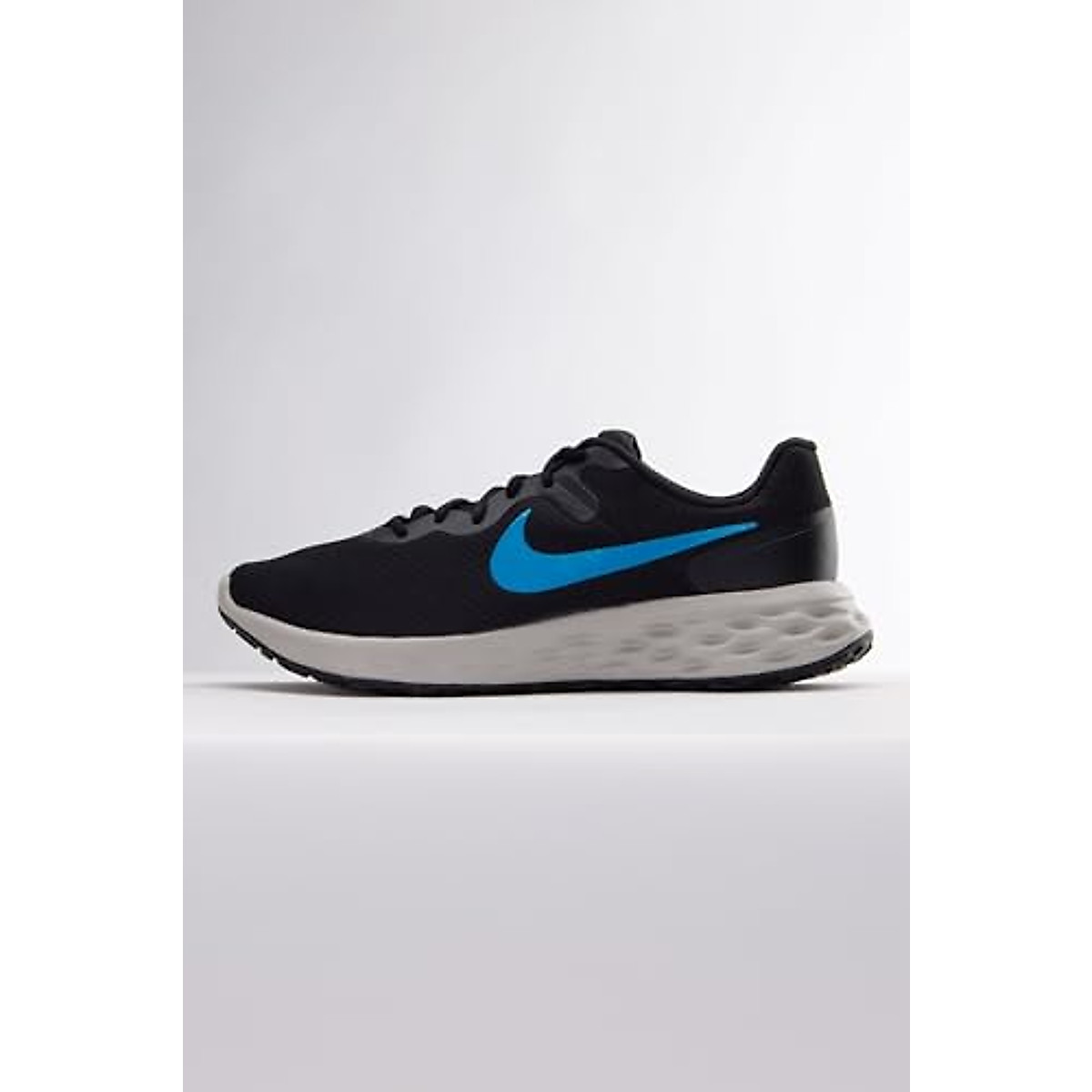 Nike Men's Low-Top Sneakers, Black Laser Blue Cobblestone, 11.5