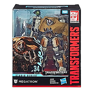 Transformers Toys Studio Series 34 Leader Class Dark of The Moon Movie Megatron with Igor Action Figure - Kids Ages 8 and Up, 8.5-inch