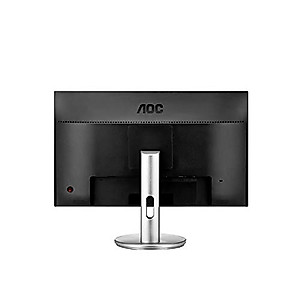 AOC Limited Edition G2490VXS 24" class Frameless Gaming Monitor with Silver Stand, FHD 1920x1080, 1ms 144Hz, FreeSync Premium, 126% sRGB / 93% DCI-P3, 3Yr Re-Spawned zero dead pixels Black