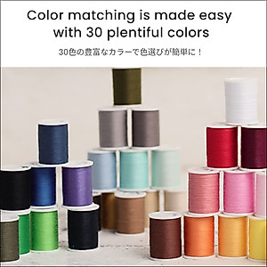 LEONIS 30 Color All-Purpose Polyester Sewing Threads 100 m / 110 yds Each [ 93012 ]