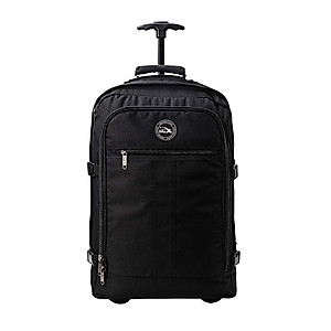 Cabin Max Lyon Flight Approved Bag Wheeled Hand Luggage - Carry on Trolley Backpack 44L 55x40x20cm (22x16x8)